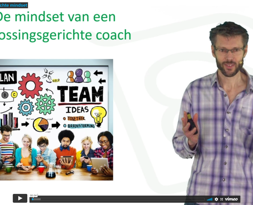 Online Training Oplossingsgericht Coachen - Bewezen effect